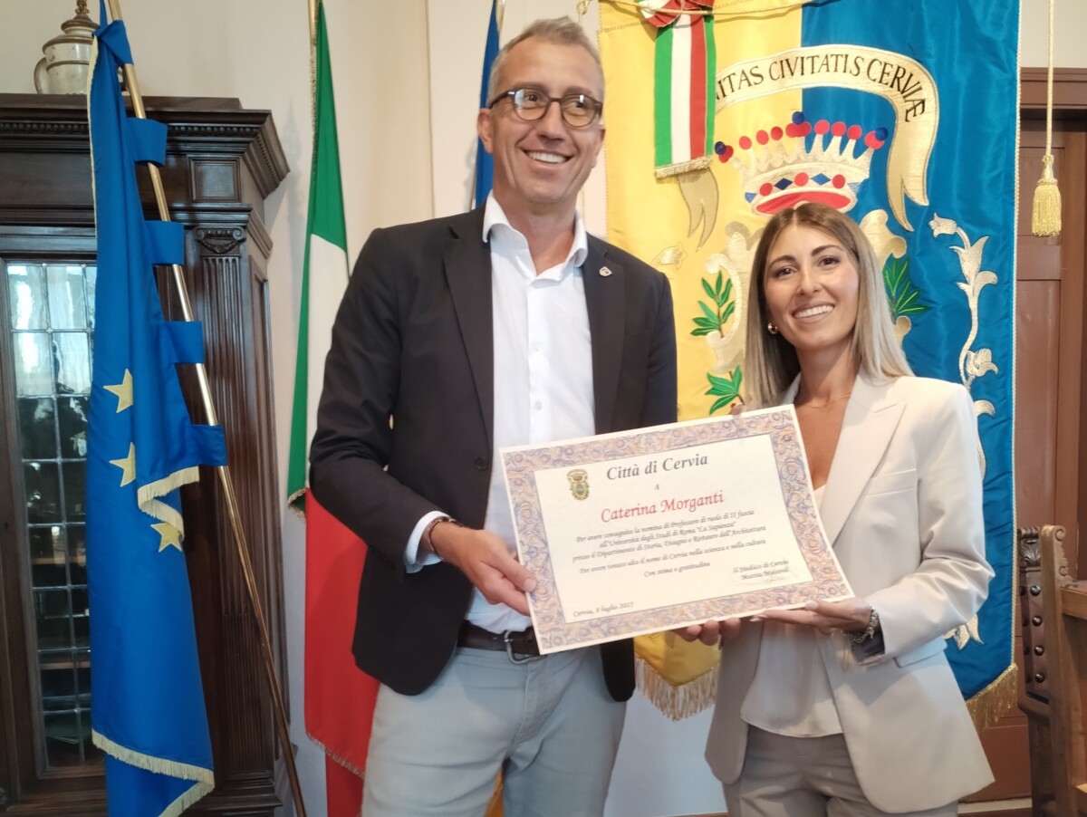 Cervia: Il sindaco incontra Caterina Morganti, una tra le professoresse ...
