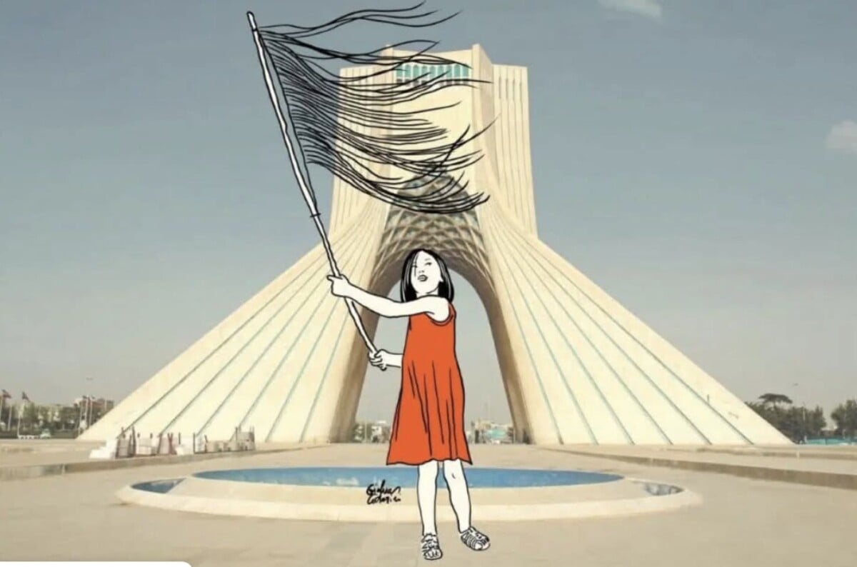 Ravenna in piazza a sostegno del popolo iraniano: flash mob